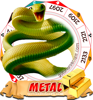 Metal Snake Personality Horoscope based on Chinese Astrology Animal ...